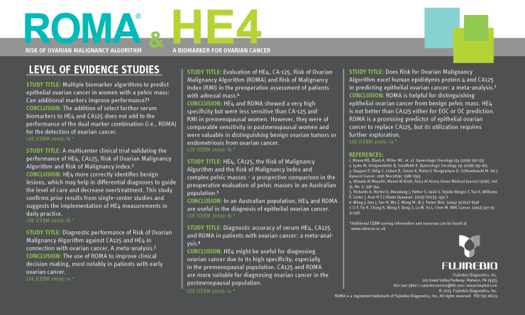 Risk of Ovarian Malignancy Algorithm: ROMA® | HE4Test